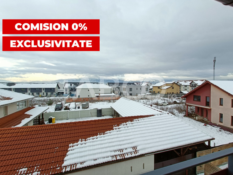 Apartament 3 camere 2 bai pod si 2 balcoane cu priveliste spre munti ...