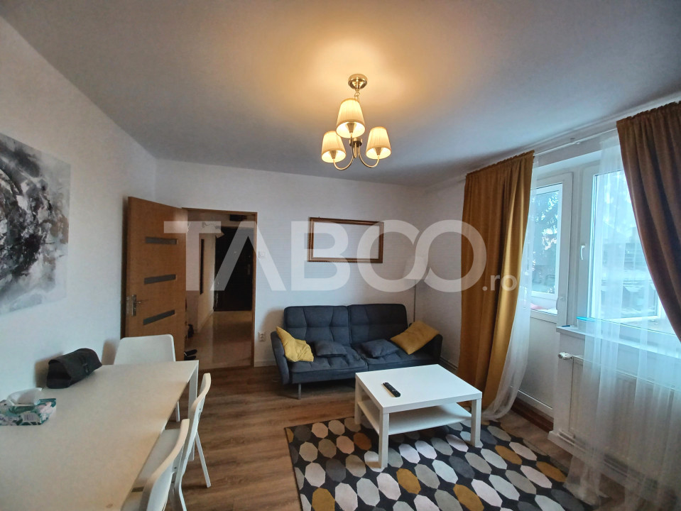 Apartament mobilat utilat balcon in bloc cu acoperis Mihai Viteazul ...
